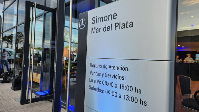 Simone estrenó la sucursal de Mercedes-Benz en Mar del Plata