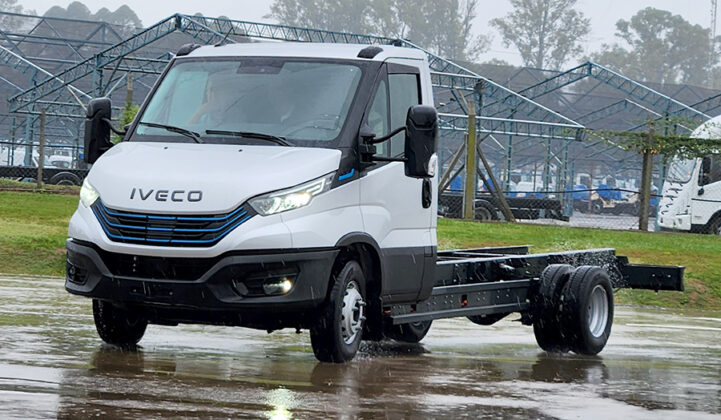 Iveco ya prueba el eDaily (eléctrico) en Argentina