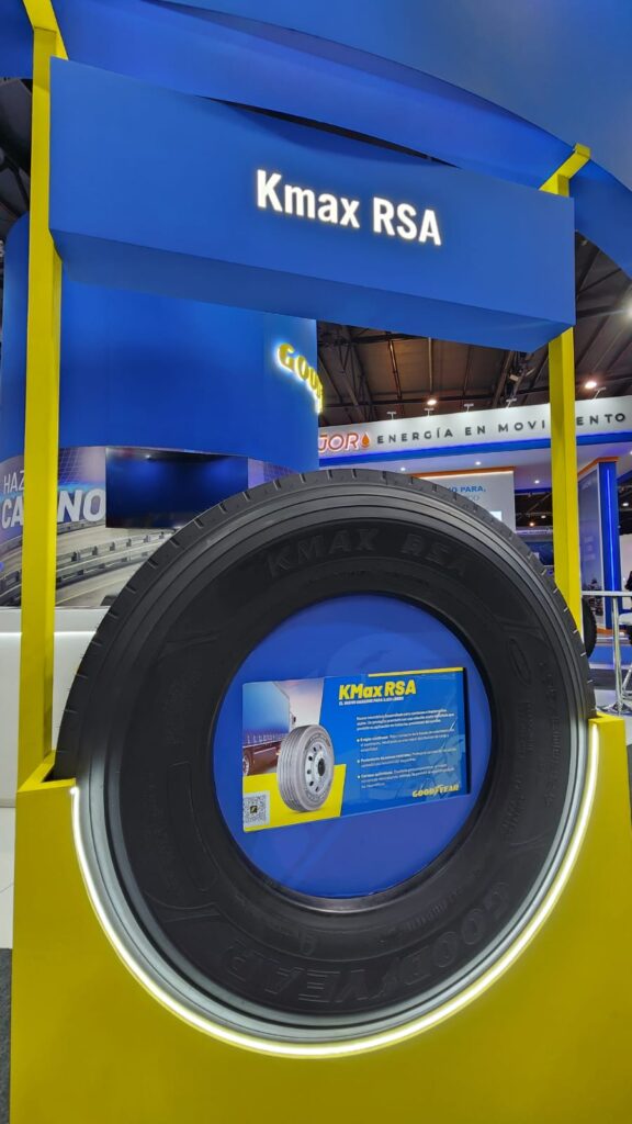 Goodyear presentó nuevos neumáticos desde Expotransporte
