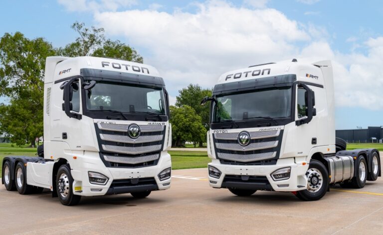Foton lanzó dos nuevos camiones en Expoagro 2025